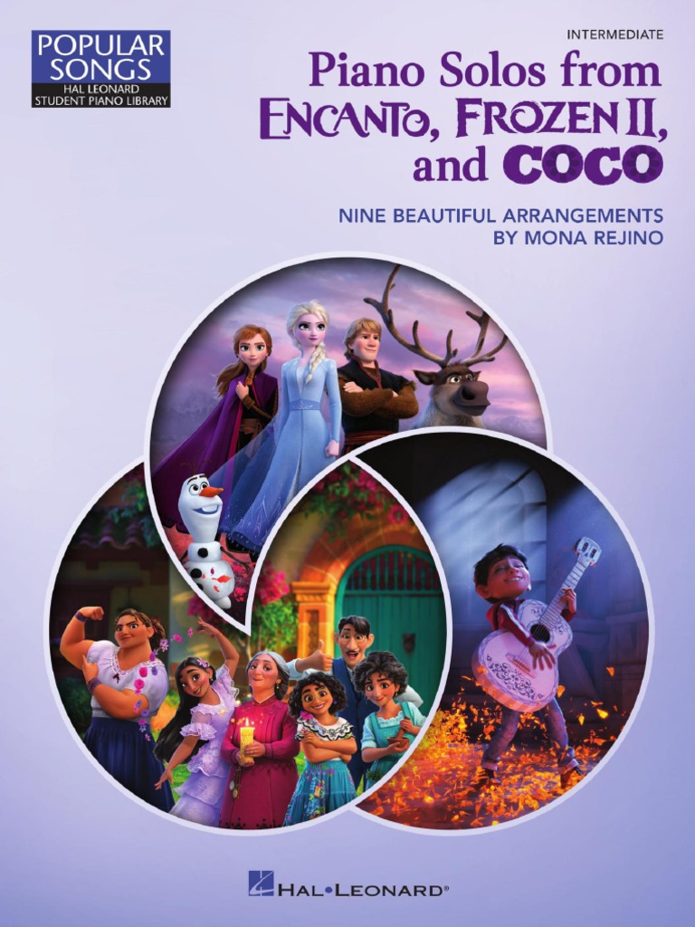 Piano Solos From Encanto, Frozen II, and Coco Nine Beautiful ...
