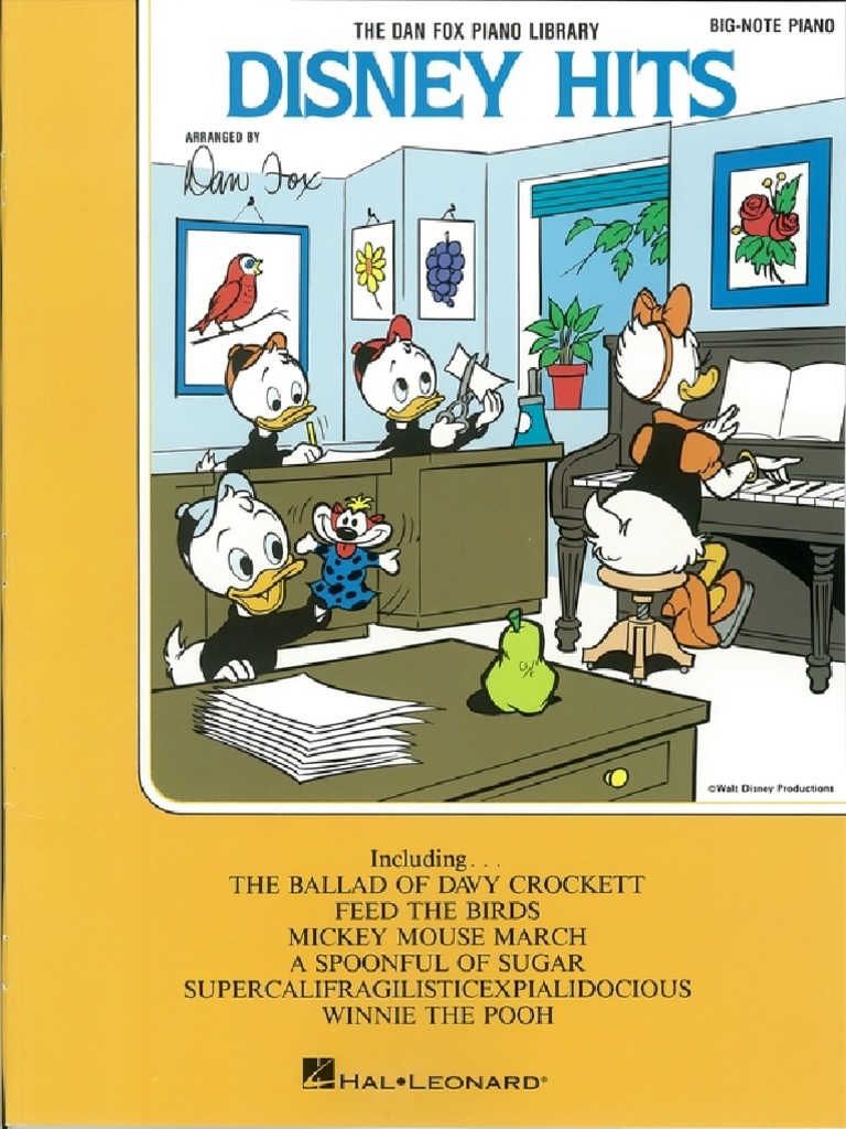 Disney Hits (Songbook) Big-Note Piano | PDF