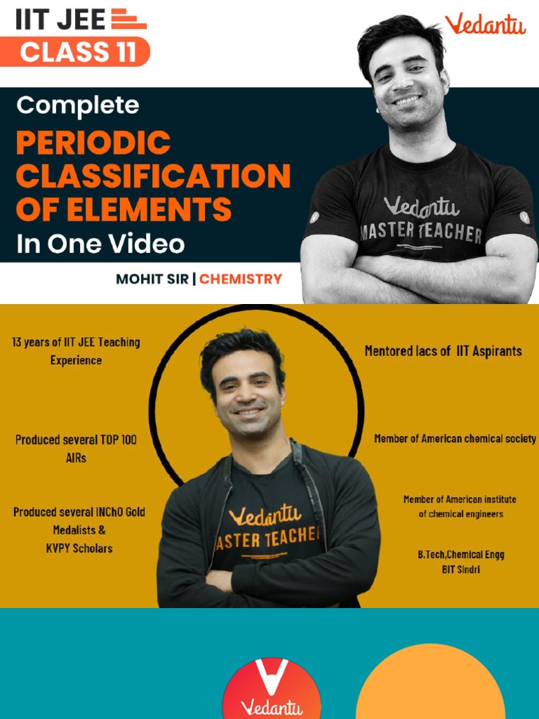 Periodic Classification of Elements Class-11 | PDF