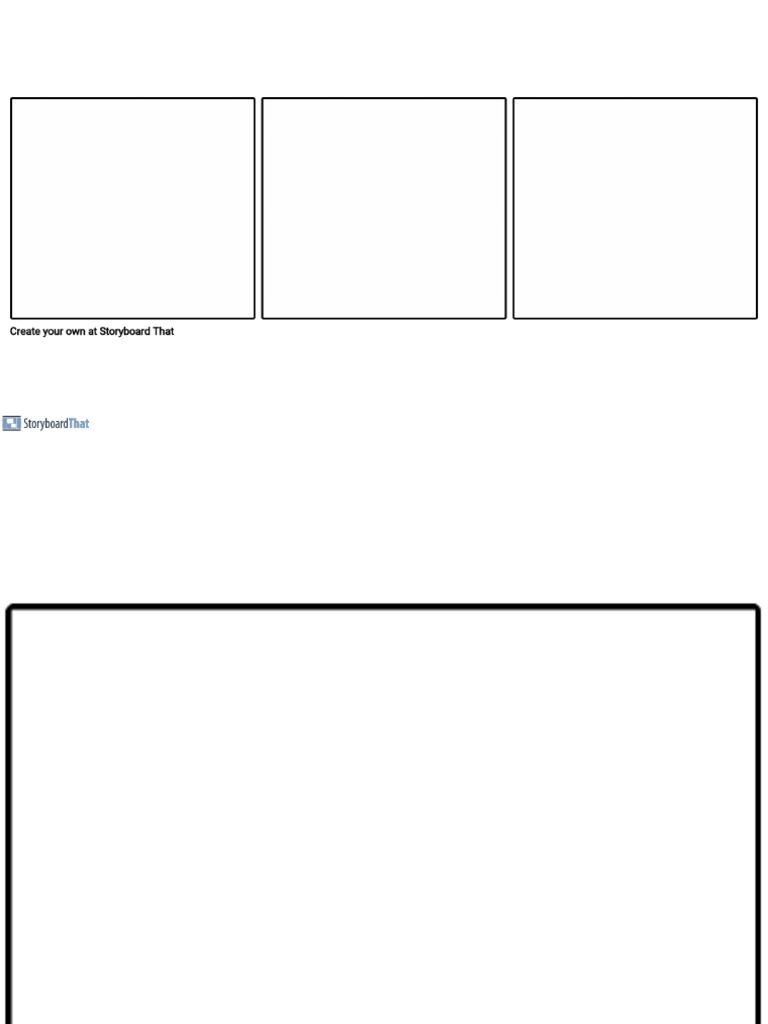 Blank Storyboard 3 Cells2 | PDF