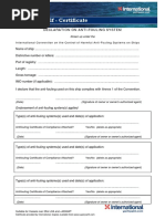 Ship'S Stores Declaration: (IMO FAL Form 3) | PDF