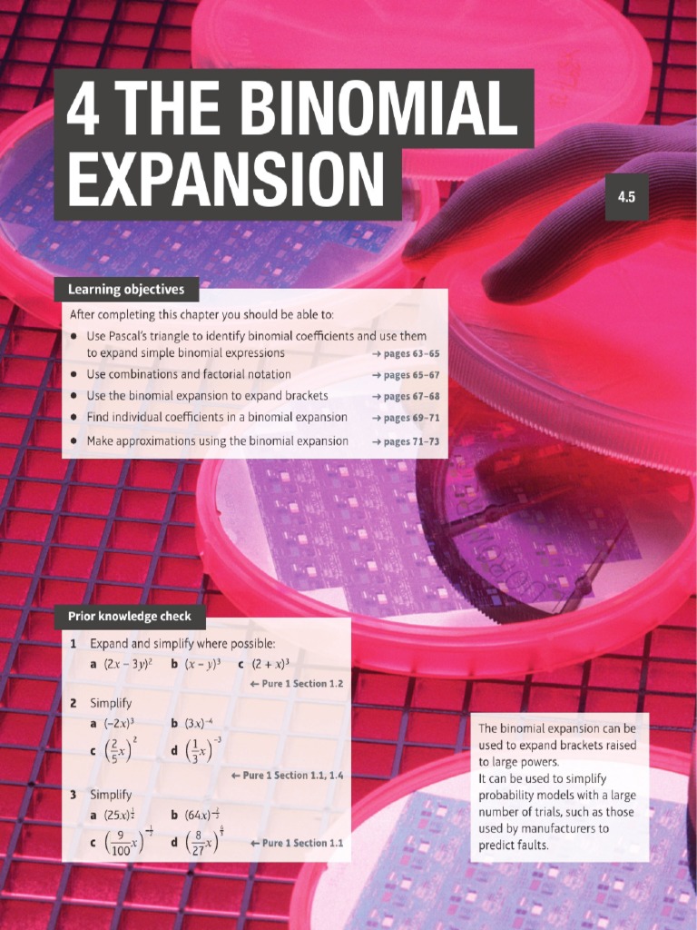 P2_IAL Book Ch4 Binomial Expansion | PDF