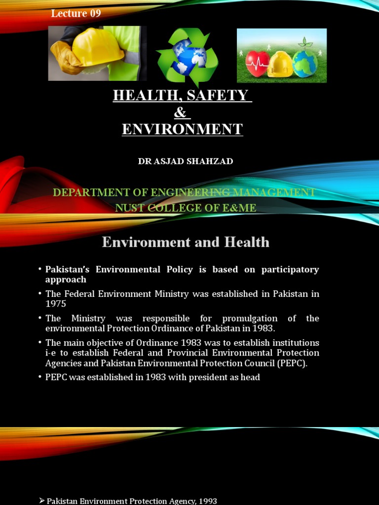 Health, Safety and Environment | PDF