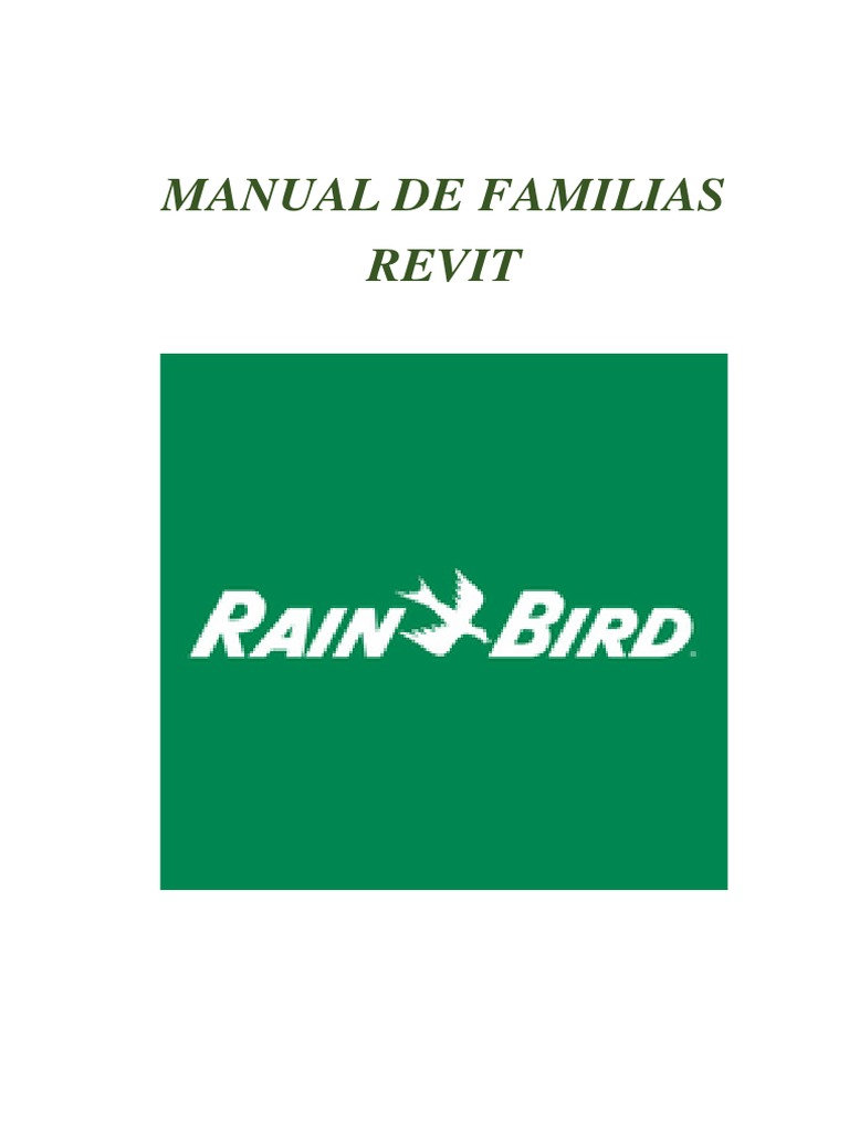 Espanol Manual Familias Revit Rain Bird | PDF