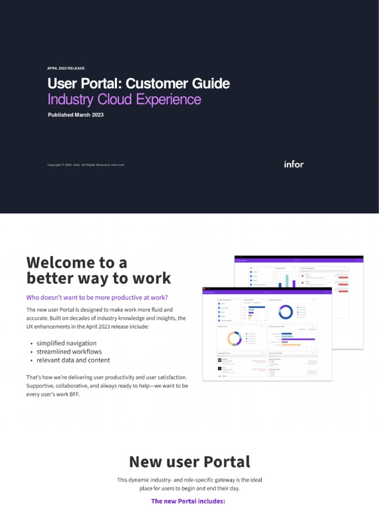 Infor OS Portal Customer Guide | PDF | Technology & Engineering