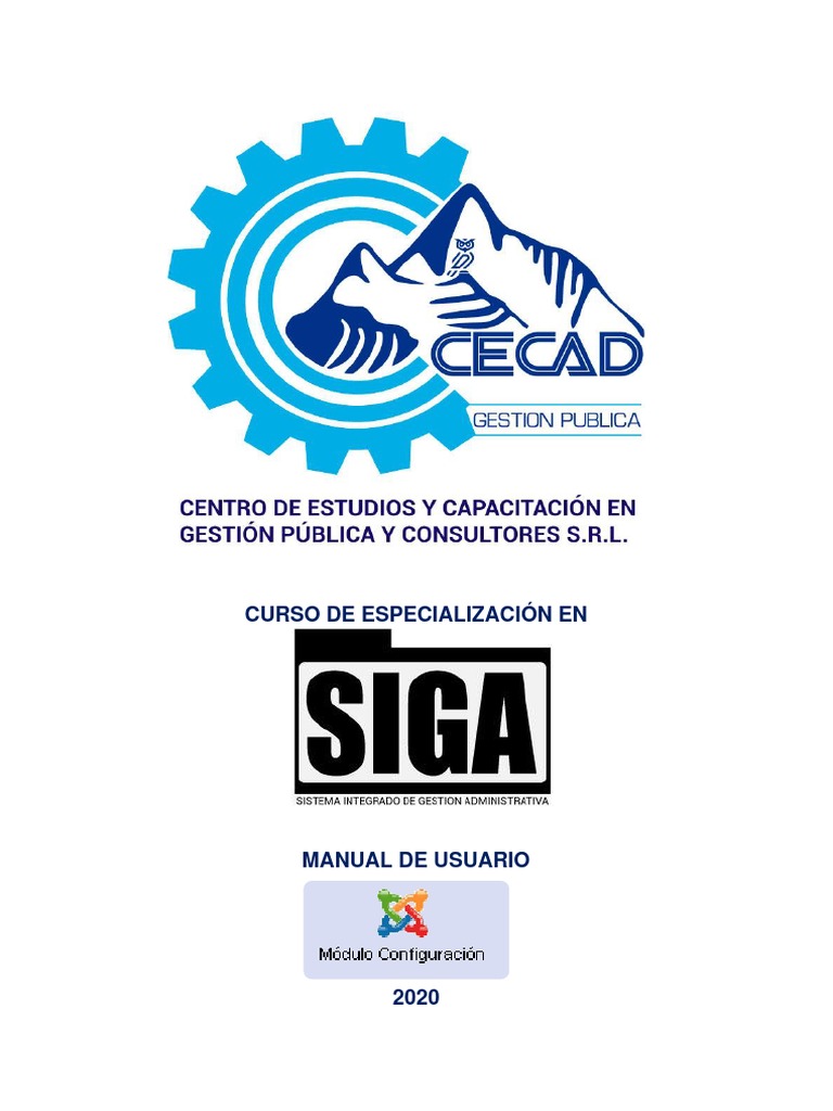 1 Modulo Configuracion SIGA-MEF | PDF