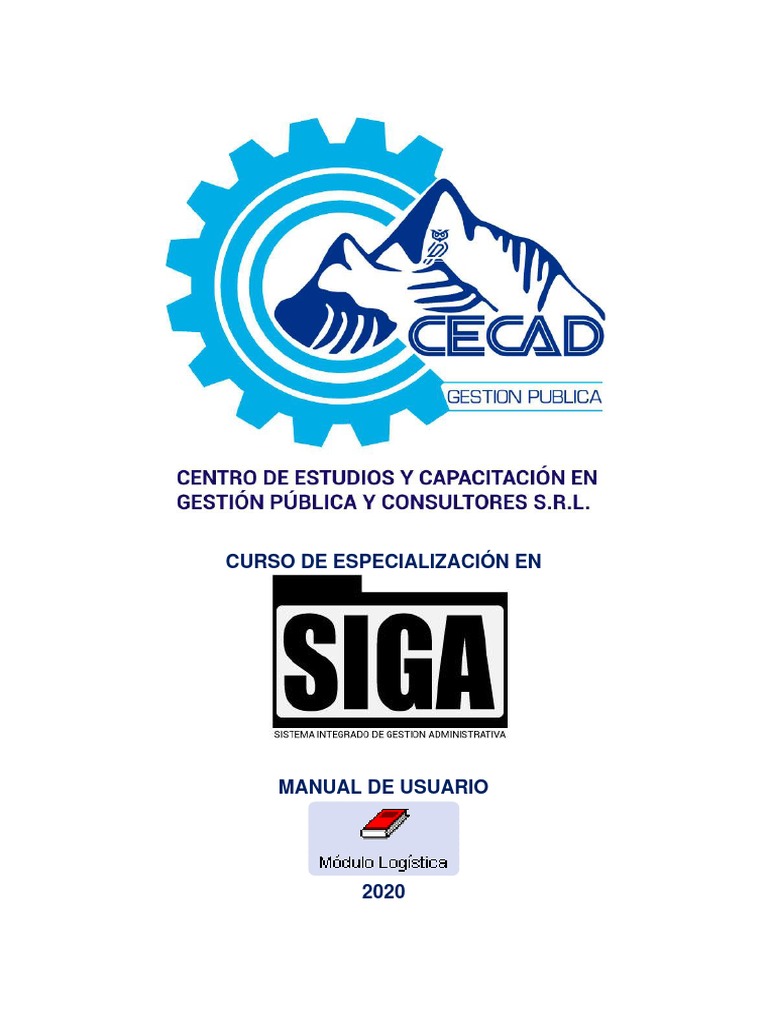 Manual de Usuario Módulo Logística SIGA | PDF | Ventana (informática) | Logística