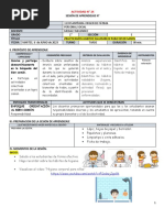 D1 A2 SESION PS. Cuidamos Nuestra Salud Física y Mental | PDF
