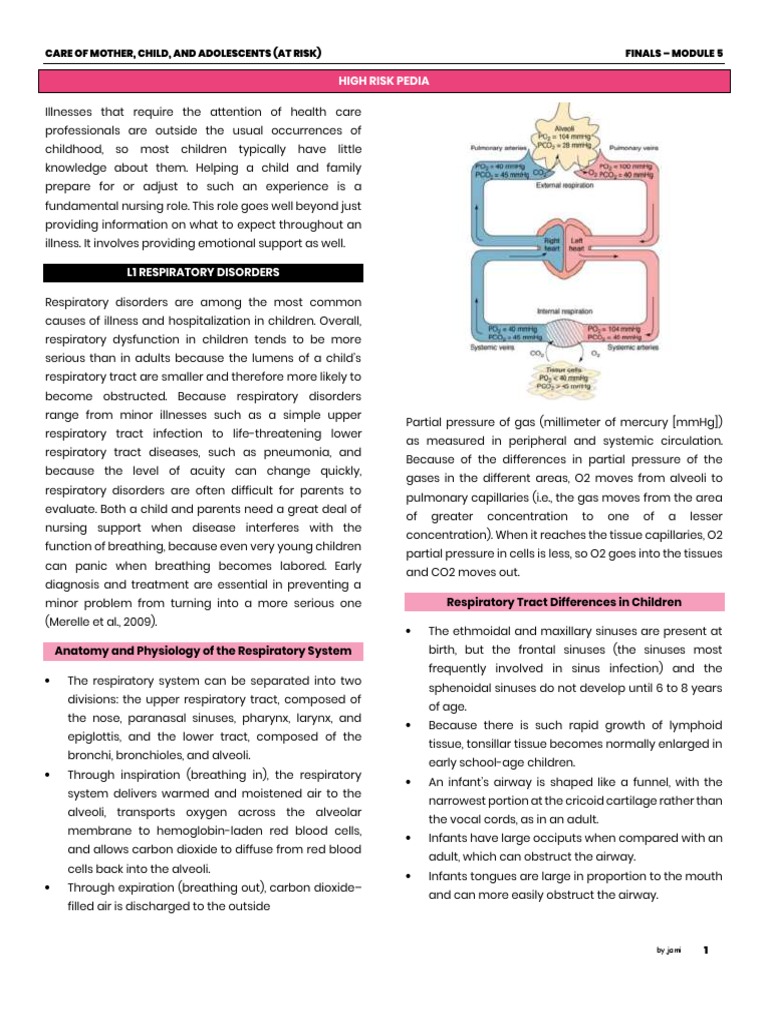NCM 109 Finals | PDF | Respiratory Tract | Heart