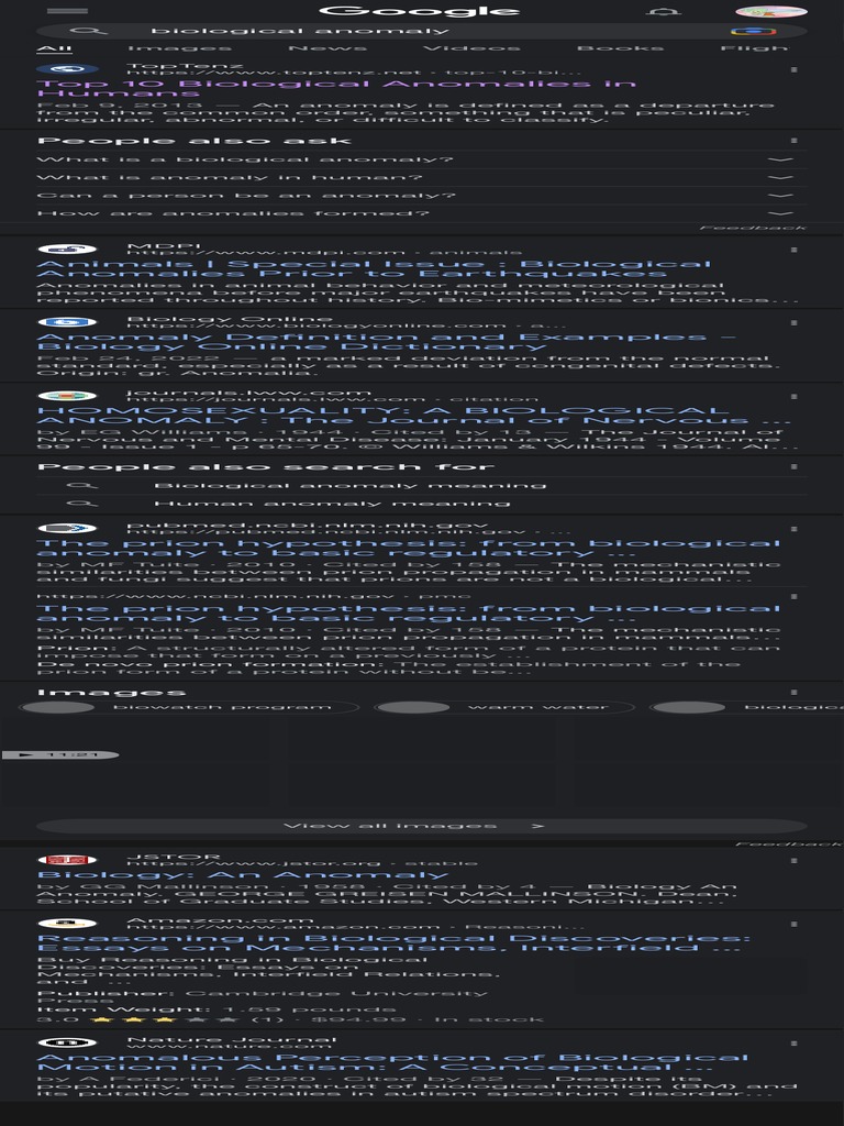 Biological Anomaly - Google Search | PDF | Cognitive Science | Diseases ...