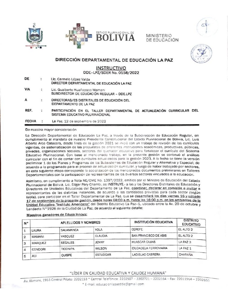 Instructivo Dde-Lpz Sder #0158-2022 | PDF