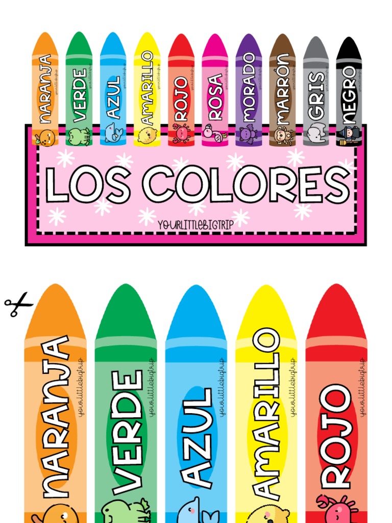 LOS-COLORES-CRAYONES-zm4joe | PDF