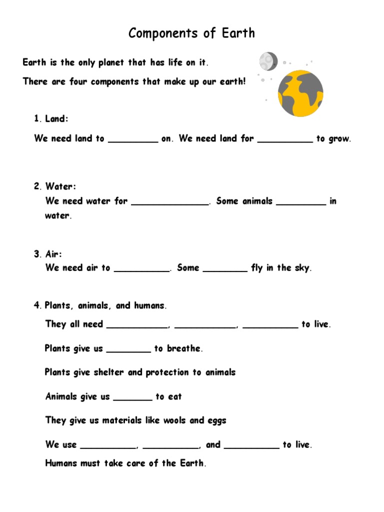 Components of Earth | PDF