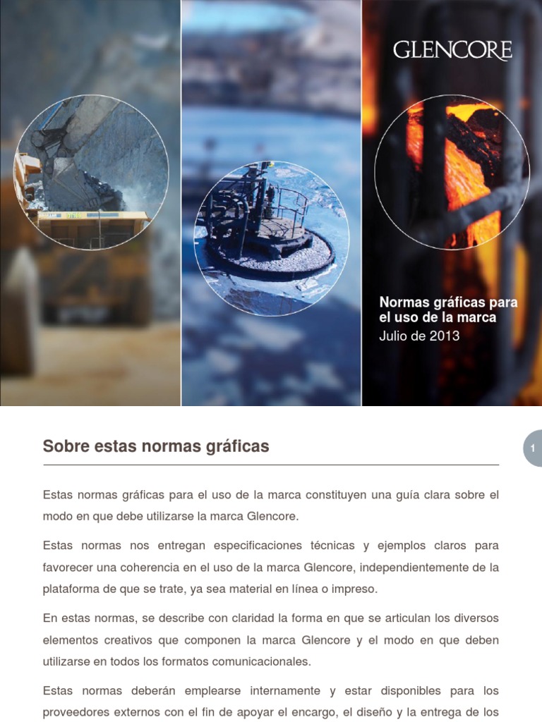 Brand Guidelines - July2013 - Spa | PDF | Marca | Minería