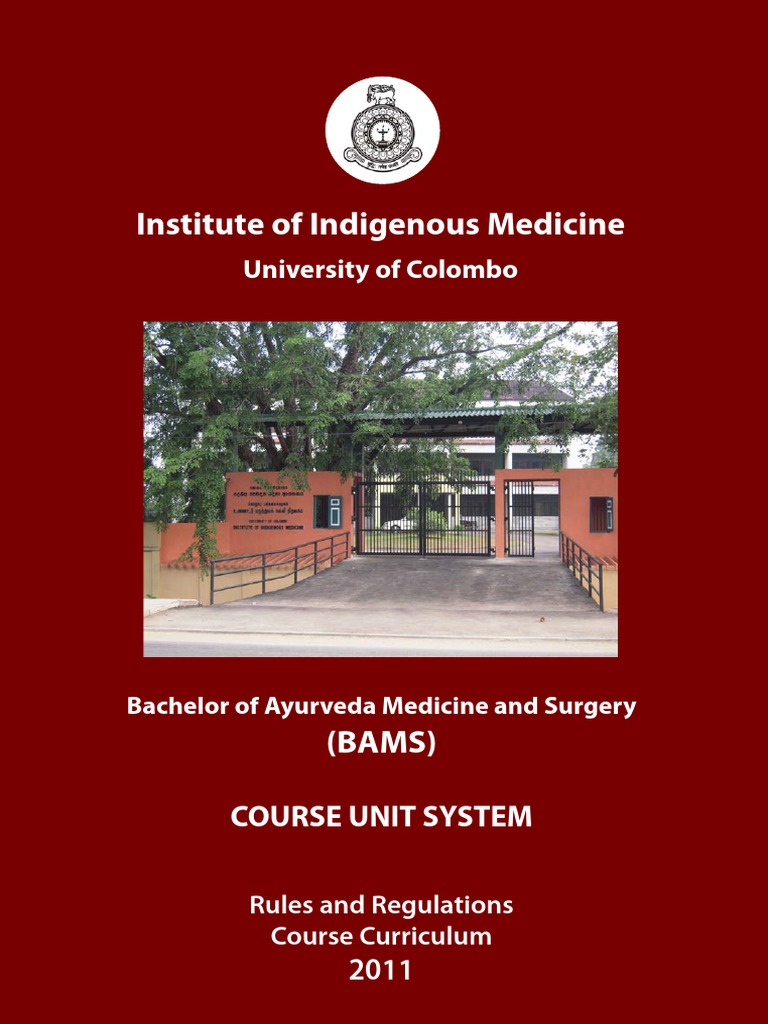 Bams Curriculum 2011 | PDF | Ayurveda | Academic Degree