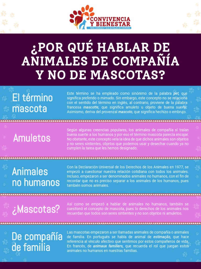 Animales de Compañia | PDF