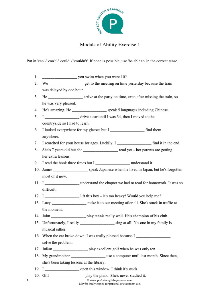 Modals Merged | Download Free PDF | Verb