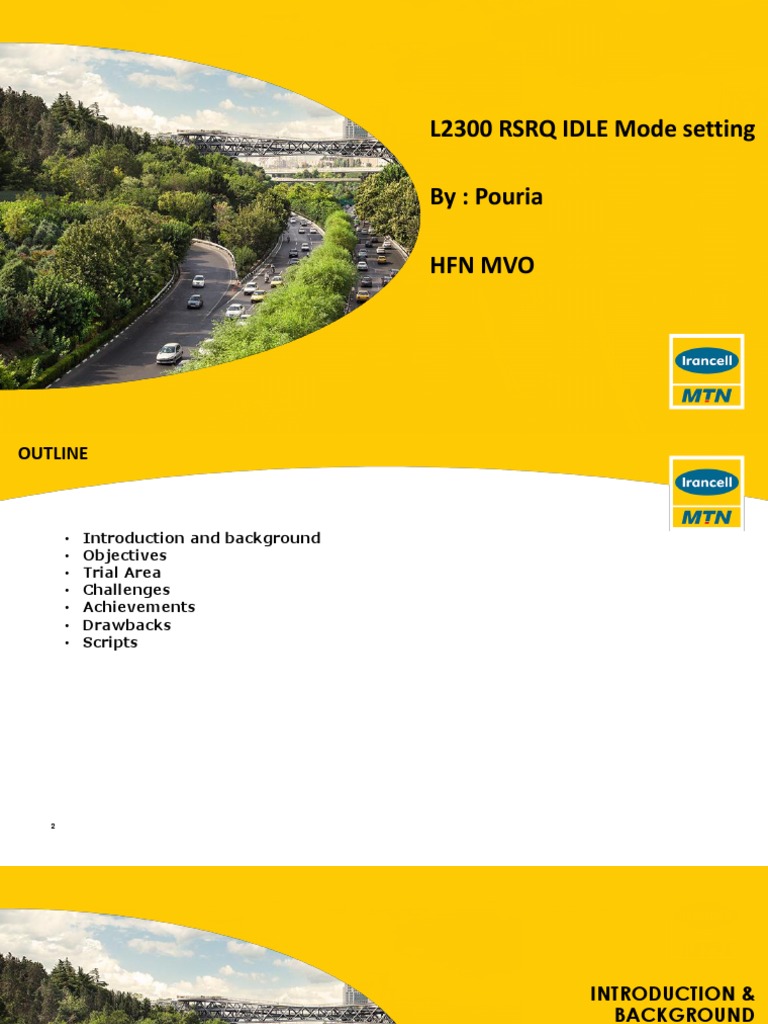 L2300 RSRQ IDLE Mode Best Practice Report | PDF | Lte ...