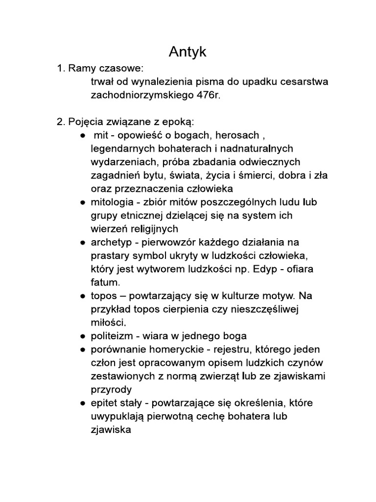 Antyk | PDF