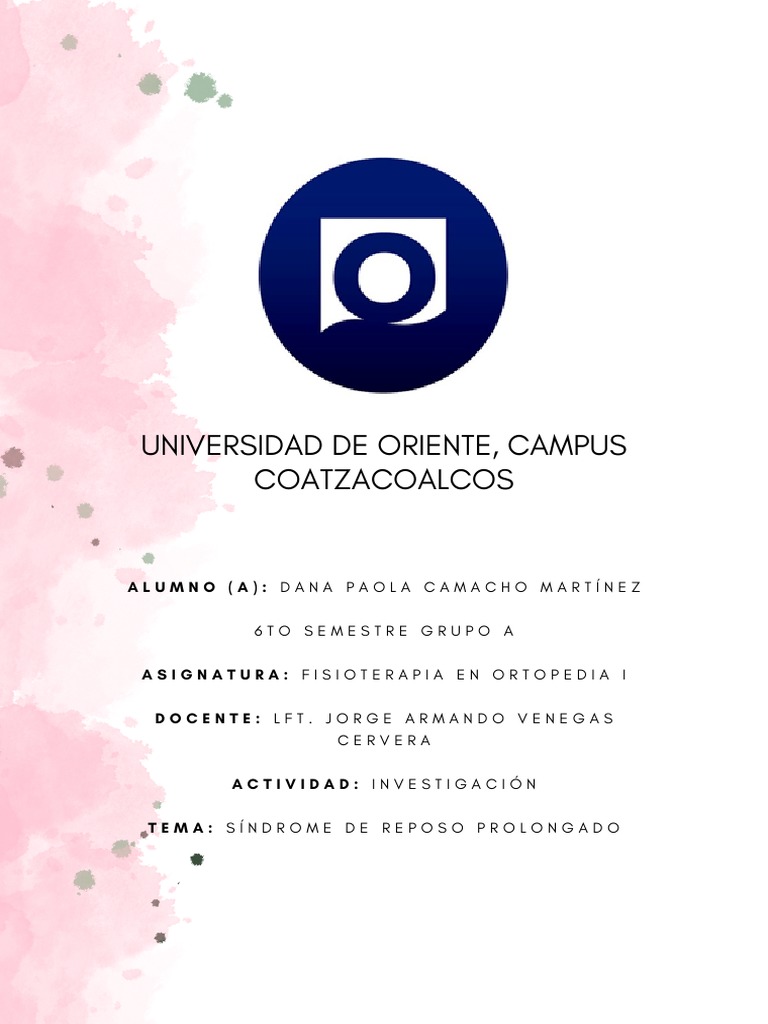 SX de Reposo Prolongado | PDF | Hueso | Músculo