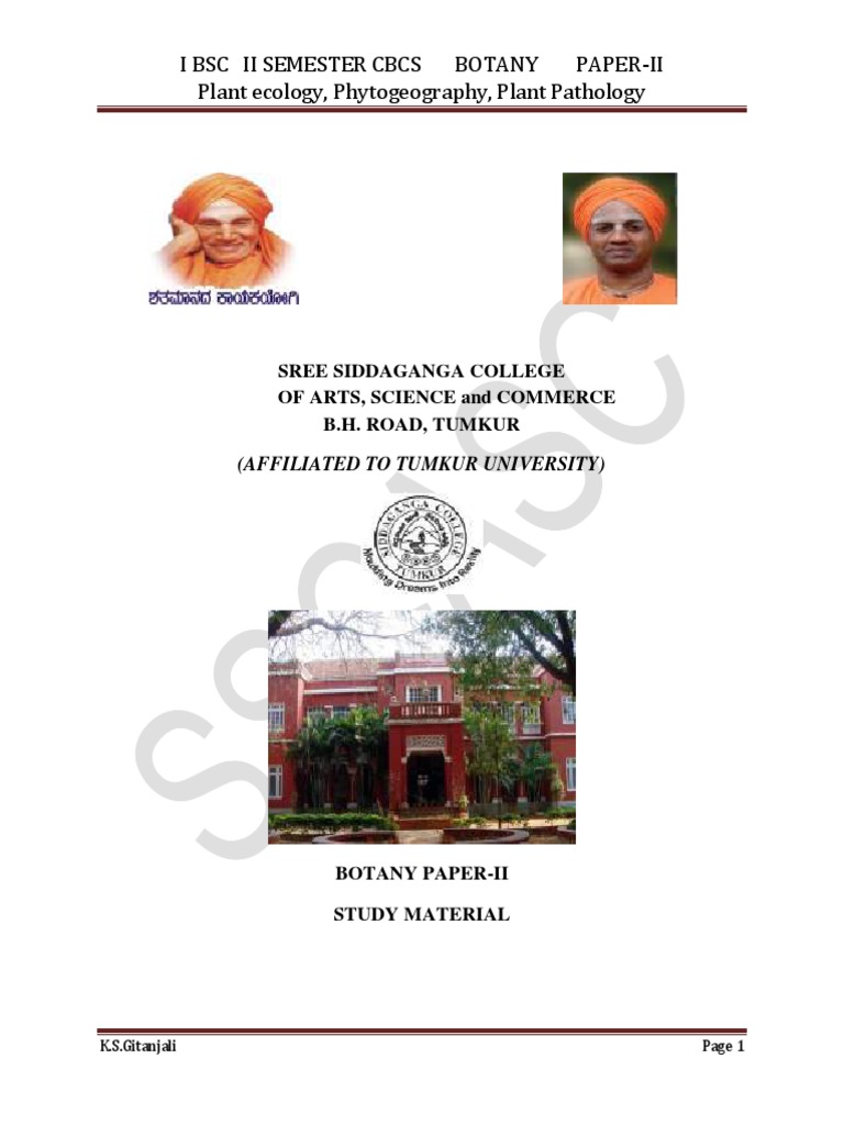 2 Sem Botany | PDF | Soil | Ecosystem