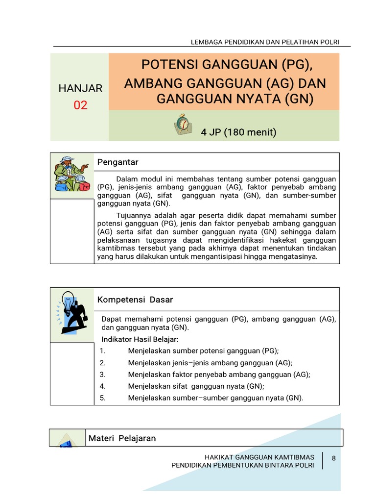 Hanjar 2 PG, Ag, & GN - 2019 | PDF