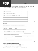Four Corners 4 Test Units 01 - 06 | PDF | Pancake