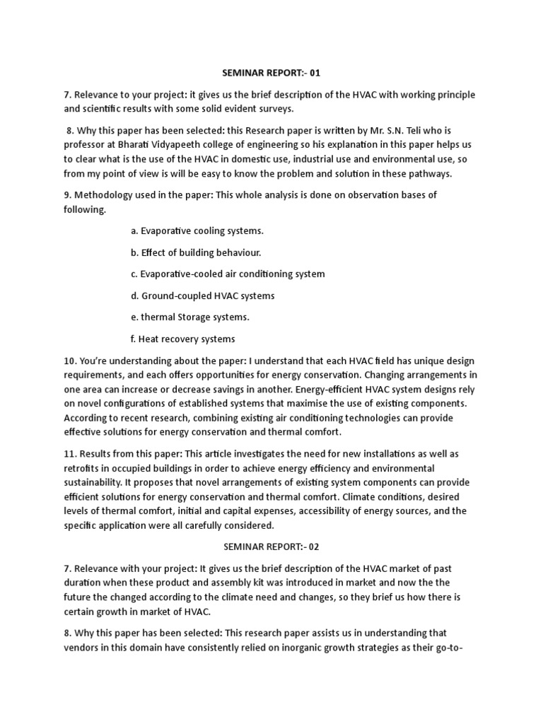 Seminar Report:-01 | PDF