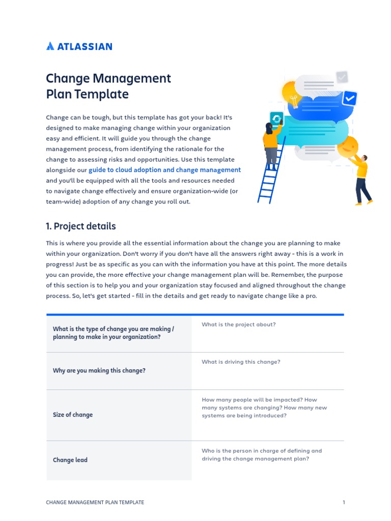 Change Management Template | PDF | Risk | Communication