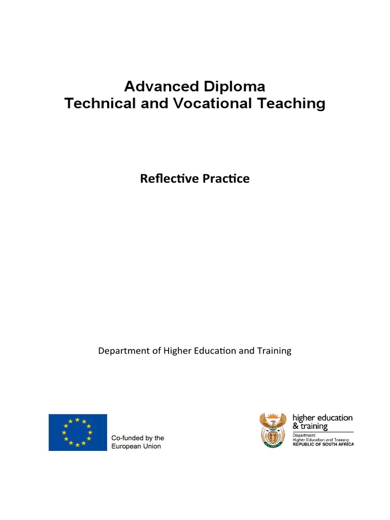 AdvDipTVTModule - Reflective Practice | PDF | Reflective Practice | Vocational Education