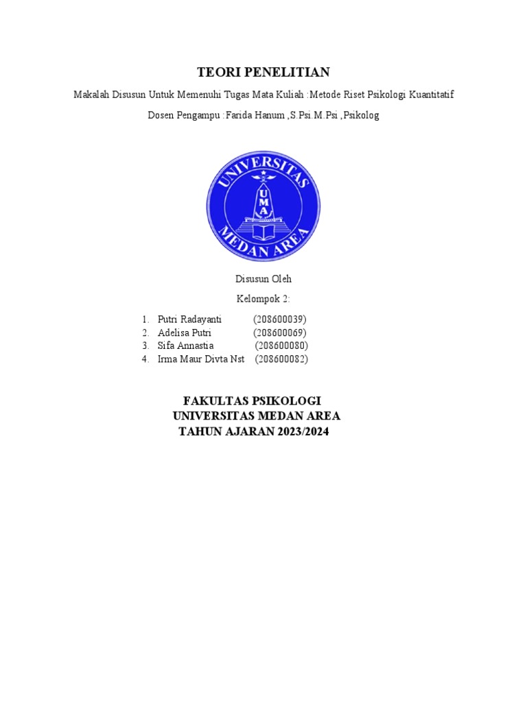 Makalah Kelompok 2 Kuantitatif | PDF | Karier & Perkembangan