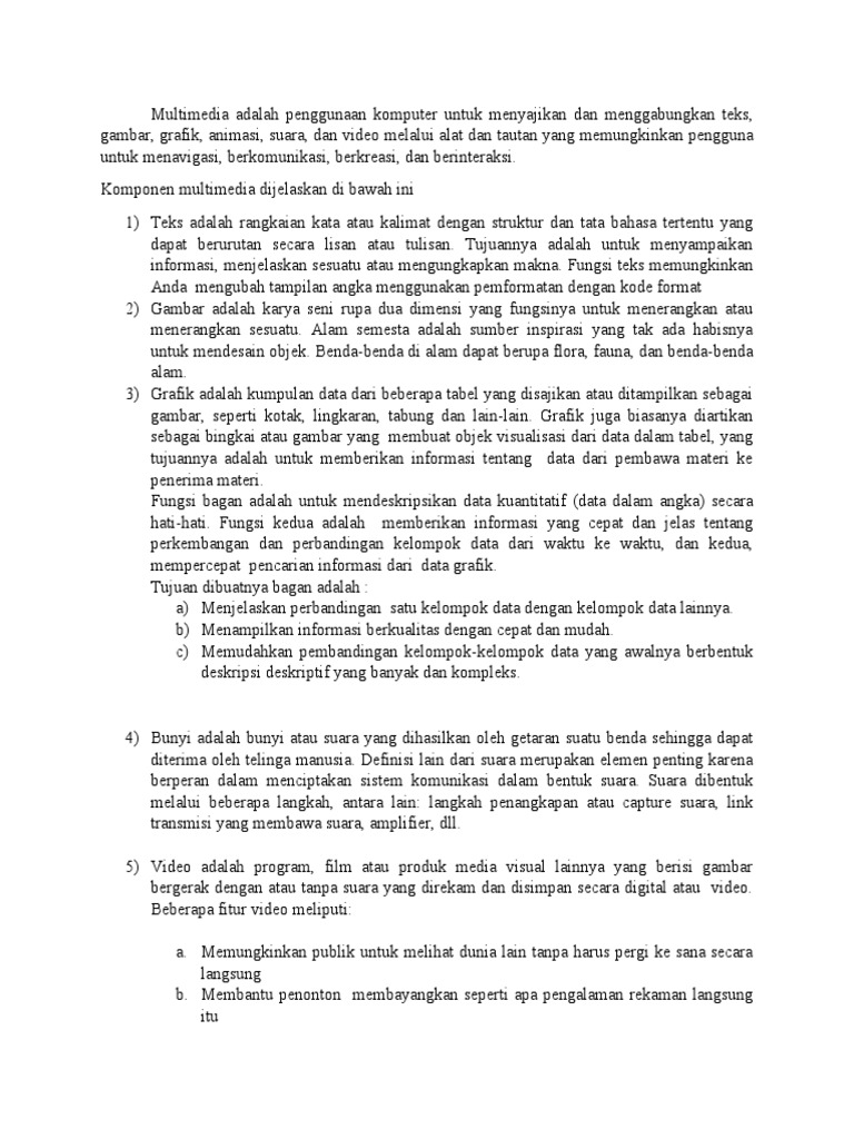 Uts Sistem Multimedia - Zainal Abidin | PDF