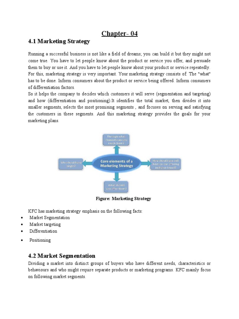 Sample of KFC Segmentation | PDF