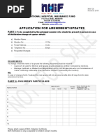 Nhif Form (2) - 1 | PDF