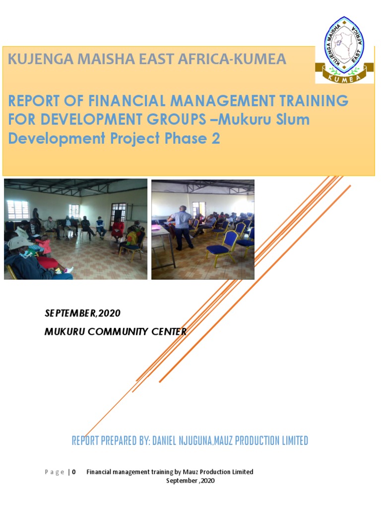 Financial Management Training Report 2 | PDF | Banks | Cheque