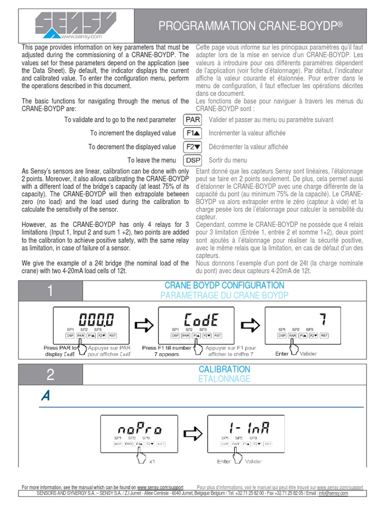 Quick Start Crane Boydp - en FR | PDF