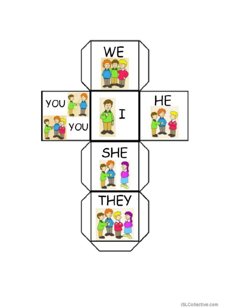 Pronoun Dice | PDF