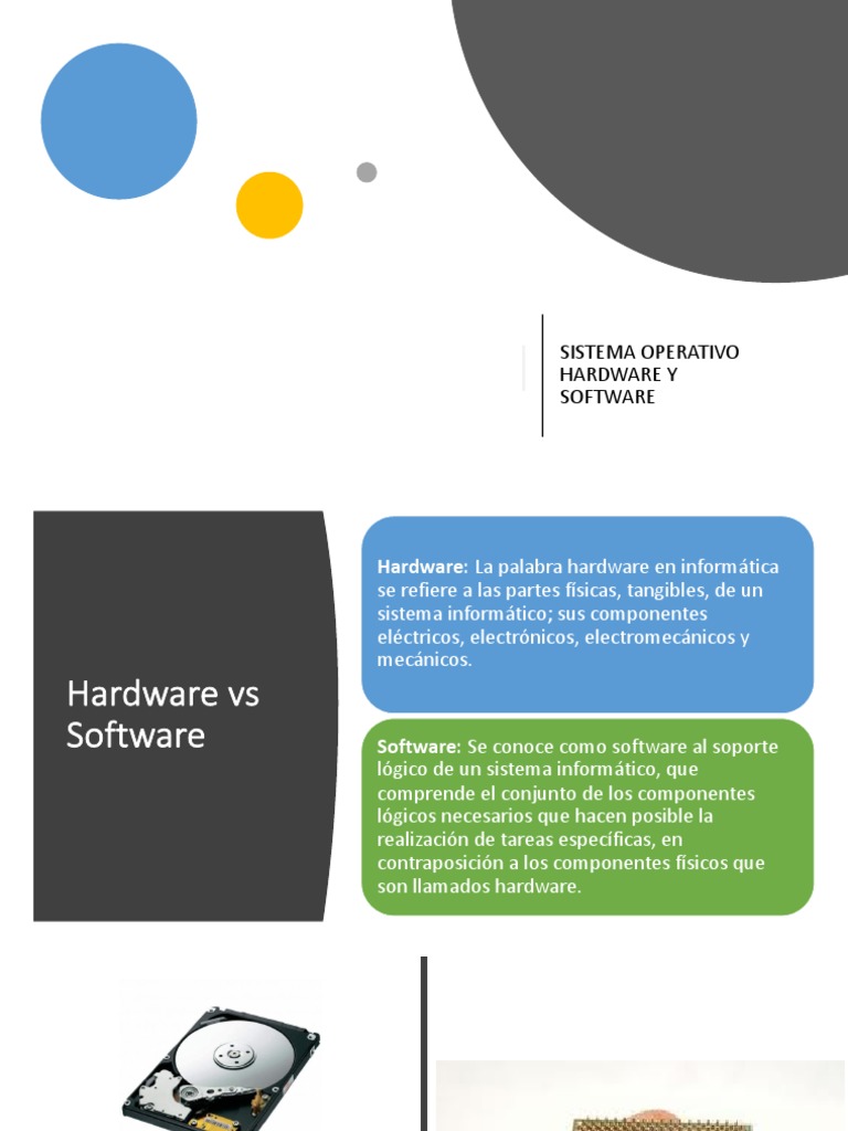 Informática I - Unidad I - Hardware y Software - PDF ClassRoom | PDF | Hardware de la ...