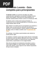 Método Loomis: Guía de Dibujo Gratis | PDF | Dibujo | Perspectiva (Gráfica)