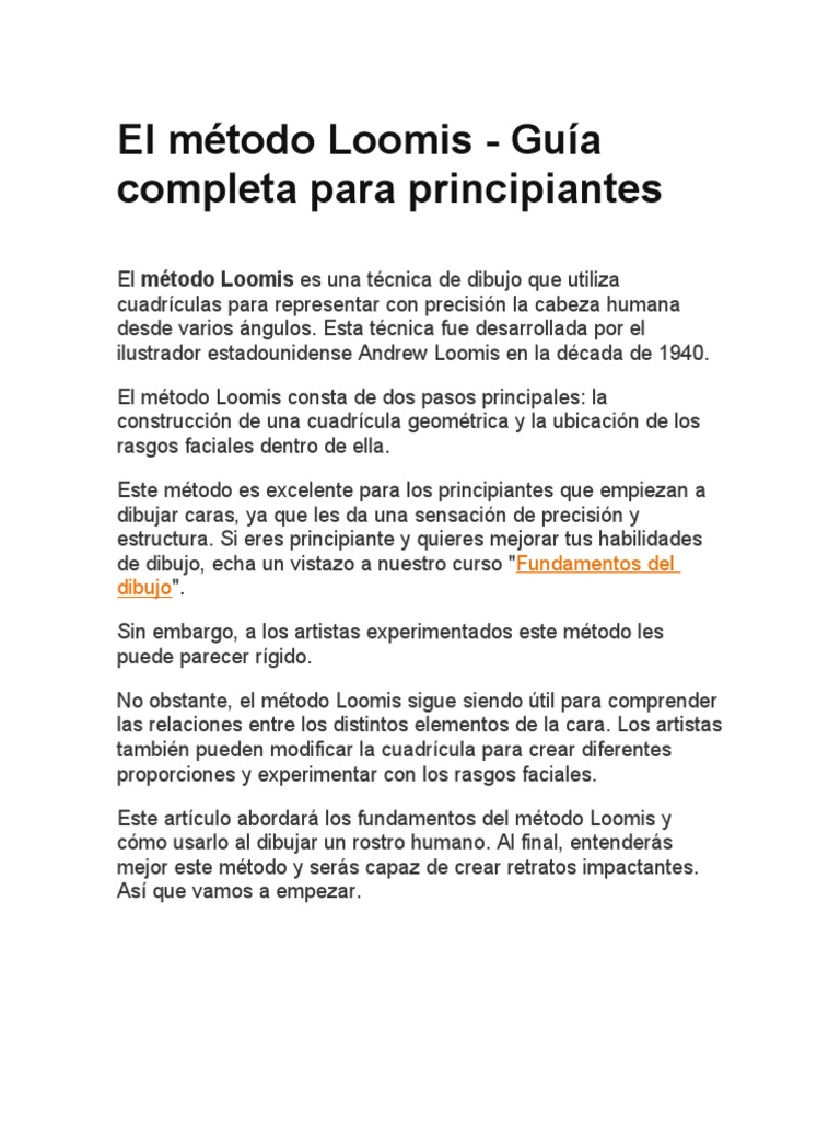 El Método Loomis Pdf