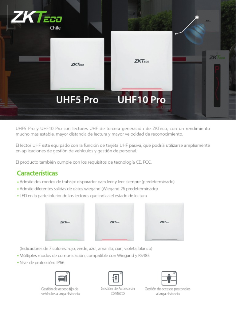 Ficha+Técnica +UHF5+Pro+&+UHF10 | PDF | Electrónica | Ingeniería Informática