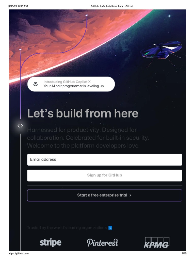 GitHub - Let's Build From Here GitHub | PDF | Computer Programming ...