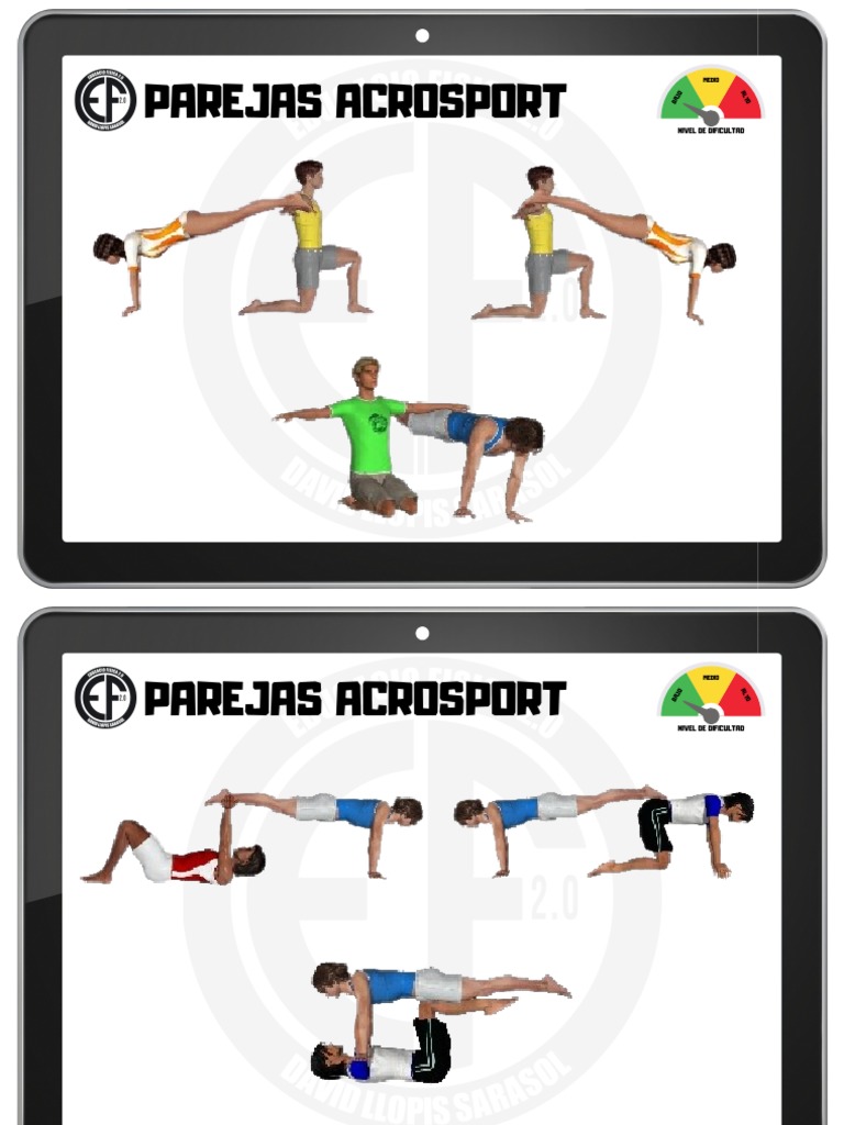 Figuras Acrosport Parejas | PDF