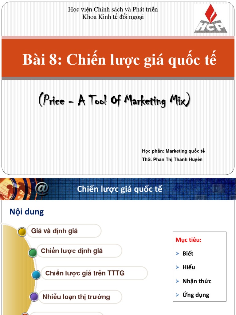 MKT QT Bai 7 Chien Luoc Gia Quoc Te | PDF