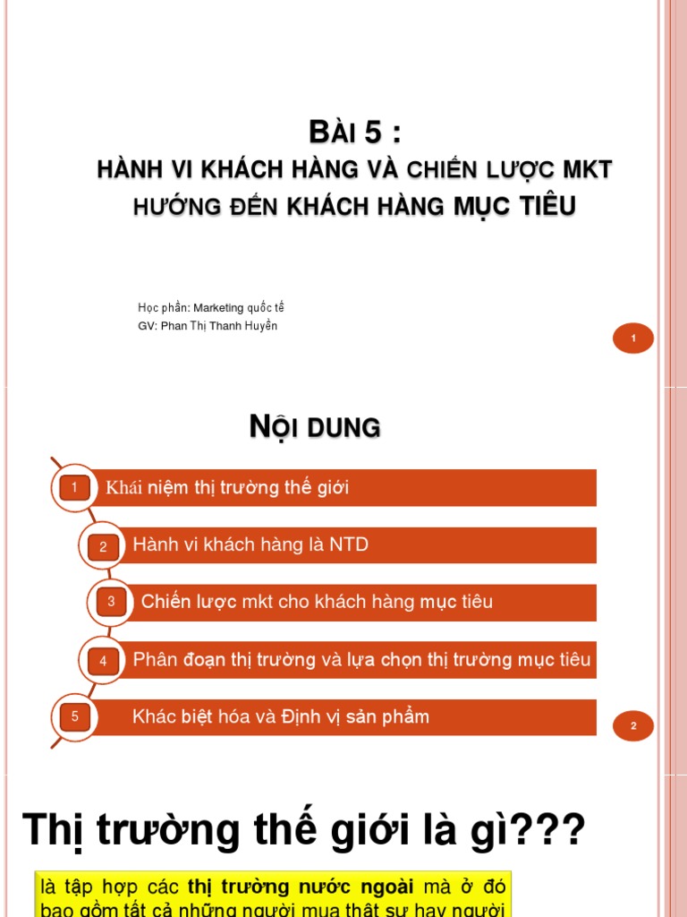 MKT QT Bài 5 Hanh VI KH Và Chien Luoc MKT Huong Den KH | PDF