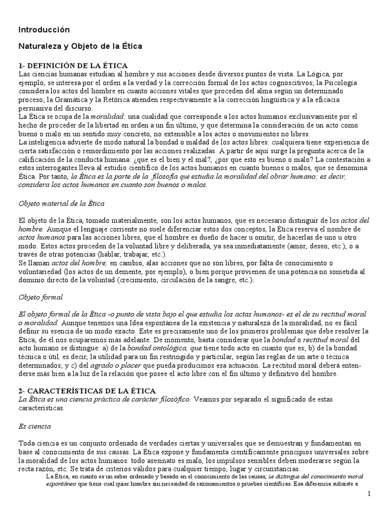 Manual de Ética de Rodriguez Luño | PDF | Moralidad | Immanuel Kant