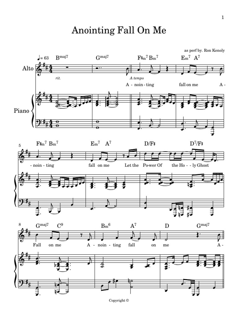 Anointing Fall On Me | PDF