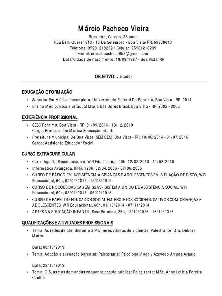 CV Márcio Pacheco Vieira 19 04 2023-1 | PDF