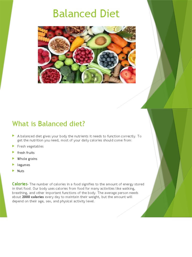 What Is Balanced Diet And.9463819.powerpoint | PDF