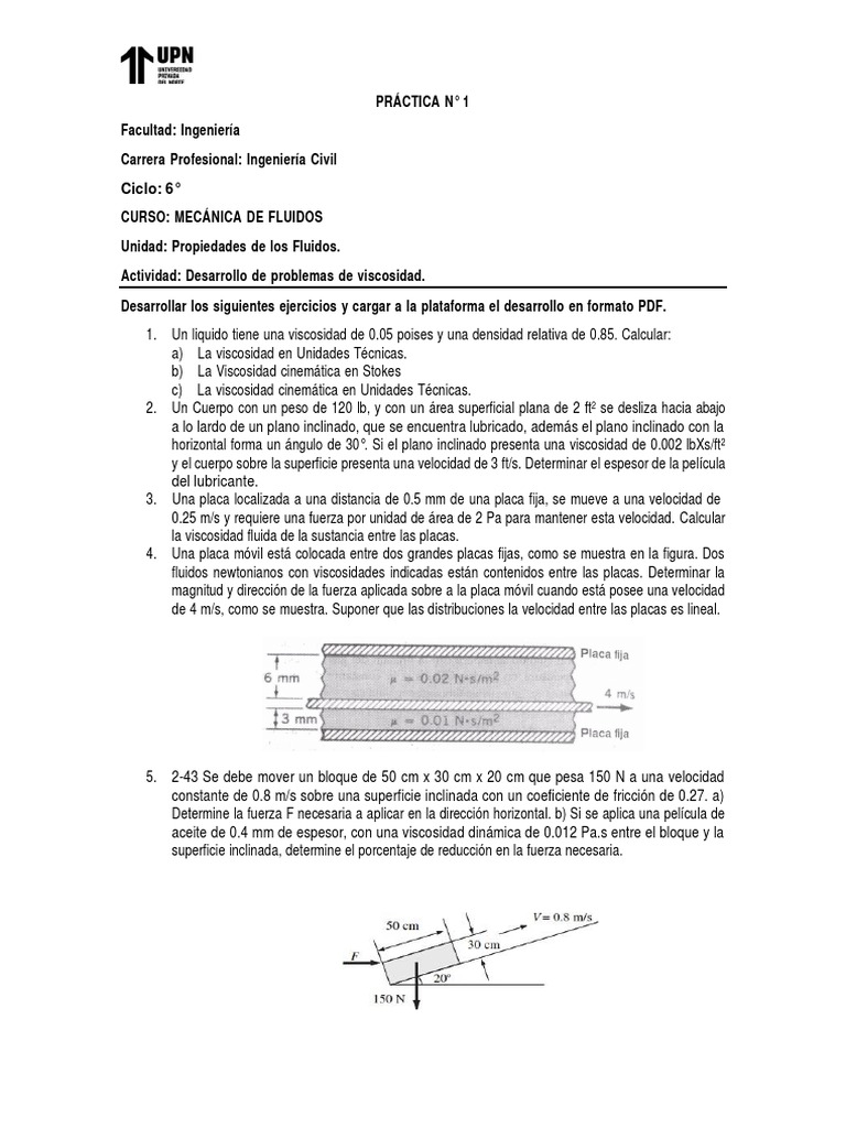 Practica #1 - Viscosidad Resueltos | PDF | Hogar, jardinería y bricolaje | Ciencia y matemáticas